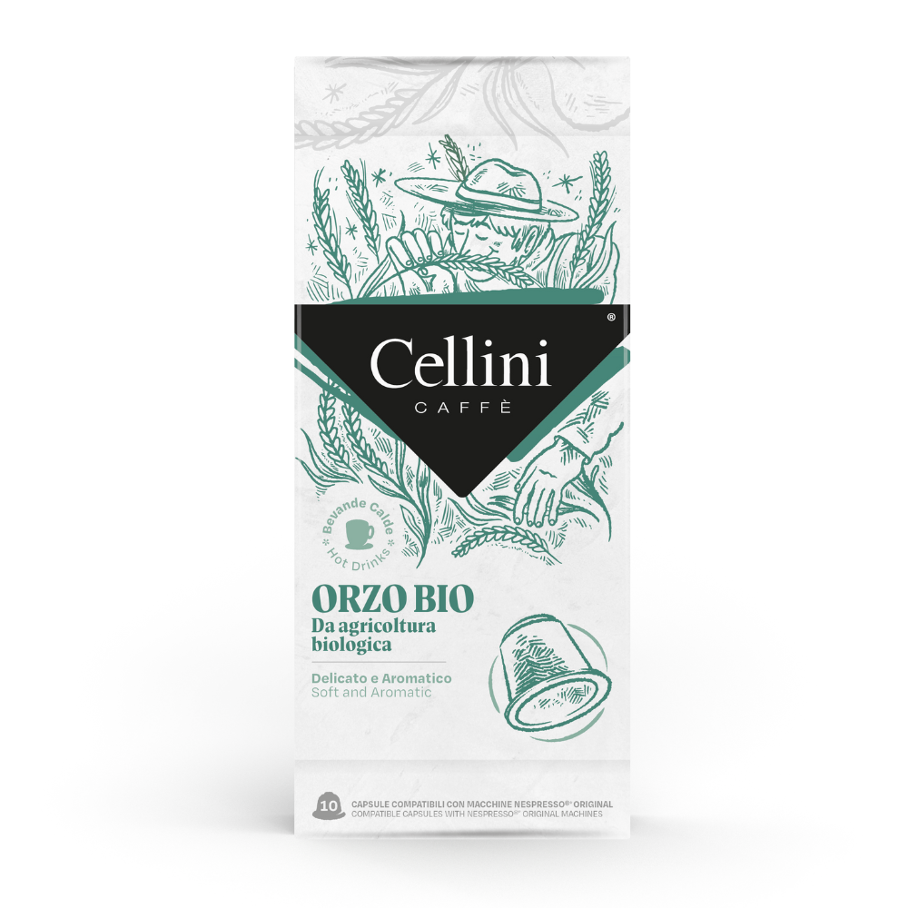 Orzo Biologico - Capsule Compatibili Nespresso ® - Cellini Caffè